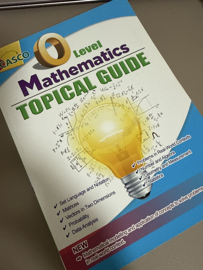 O Level Mathematics Topical Guide, Hobbies & Toys, Books & Magazines ...