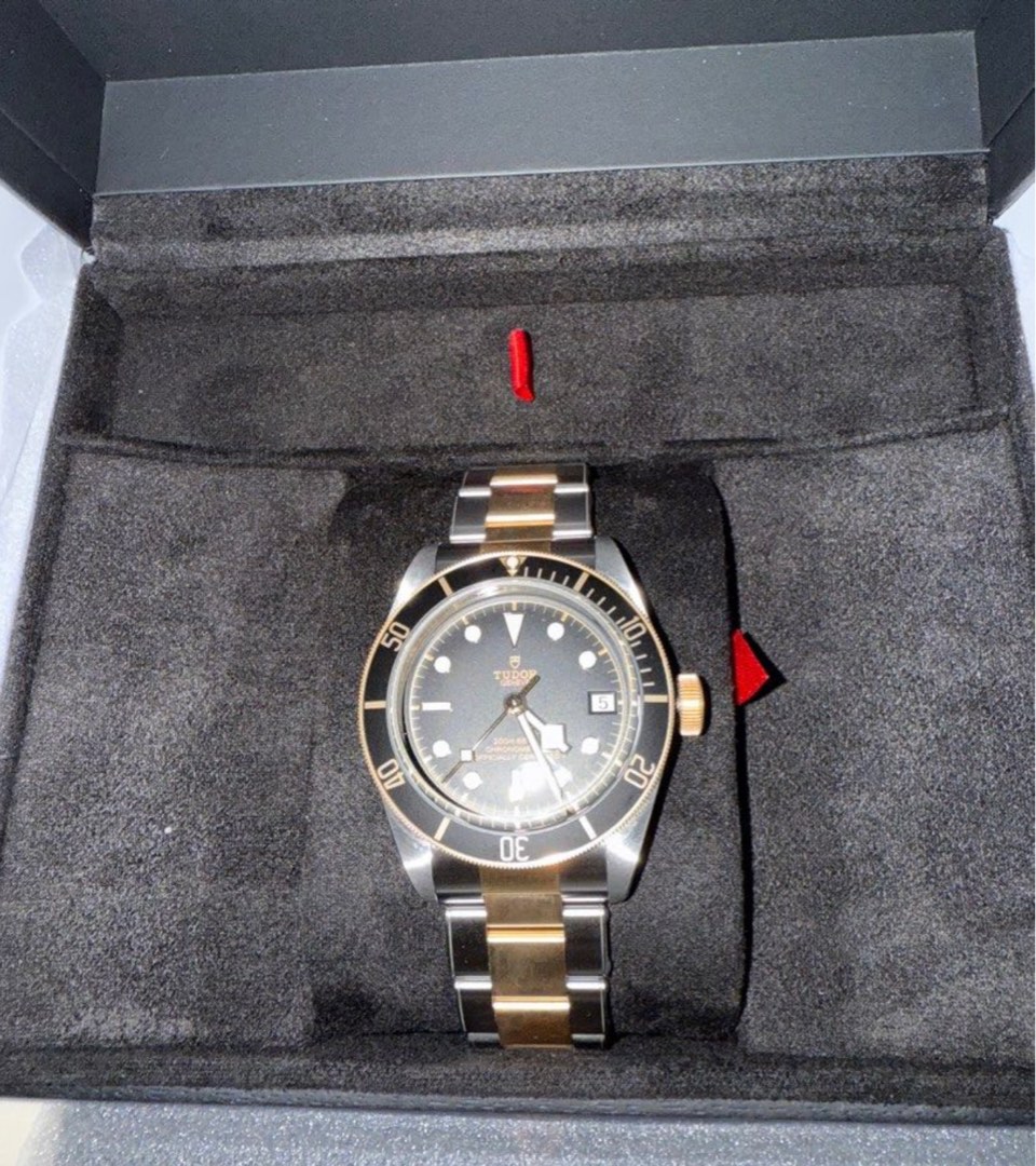 Tudor Black Bay S&G GMT 58 black and gold Rolex Patek Seiko Pepsi Omega ...