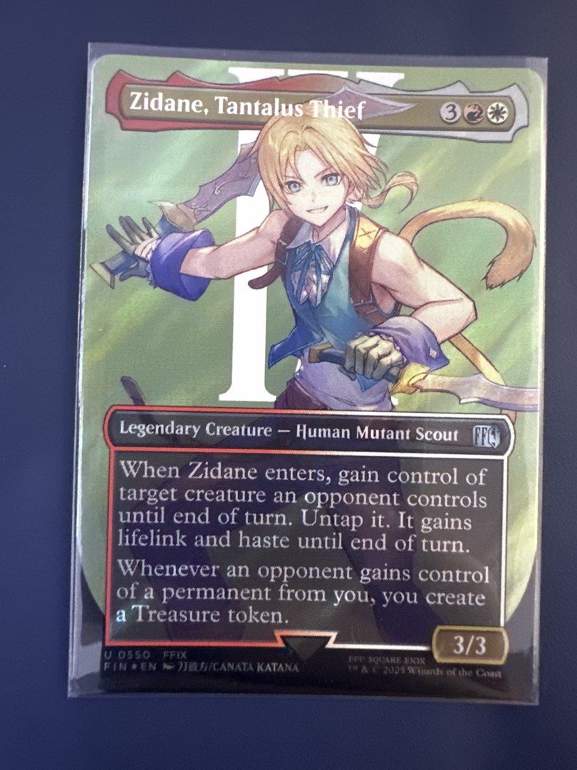 2025 MAGIC THE GATHERING FINAL FANTASY 0550 ZIDANE, TANTALUS THIEF ...