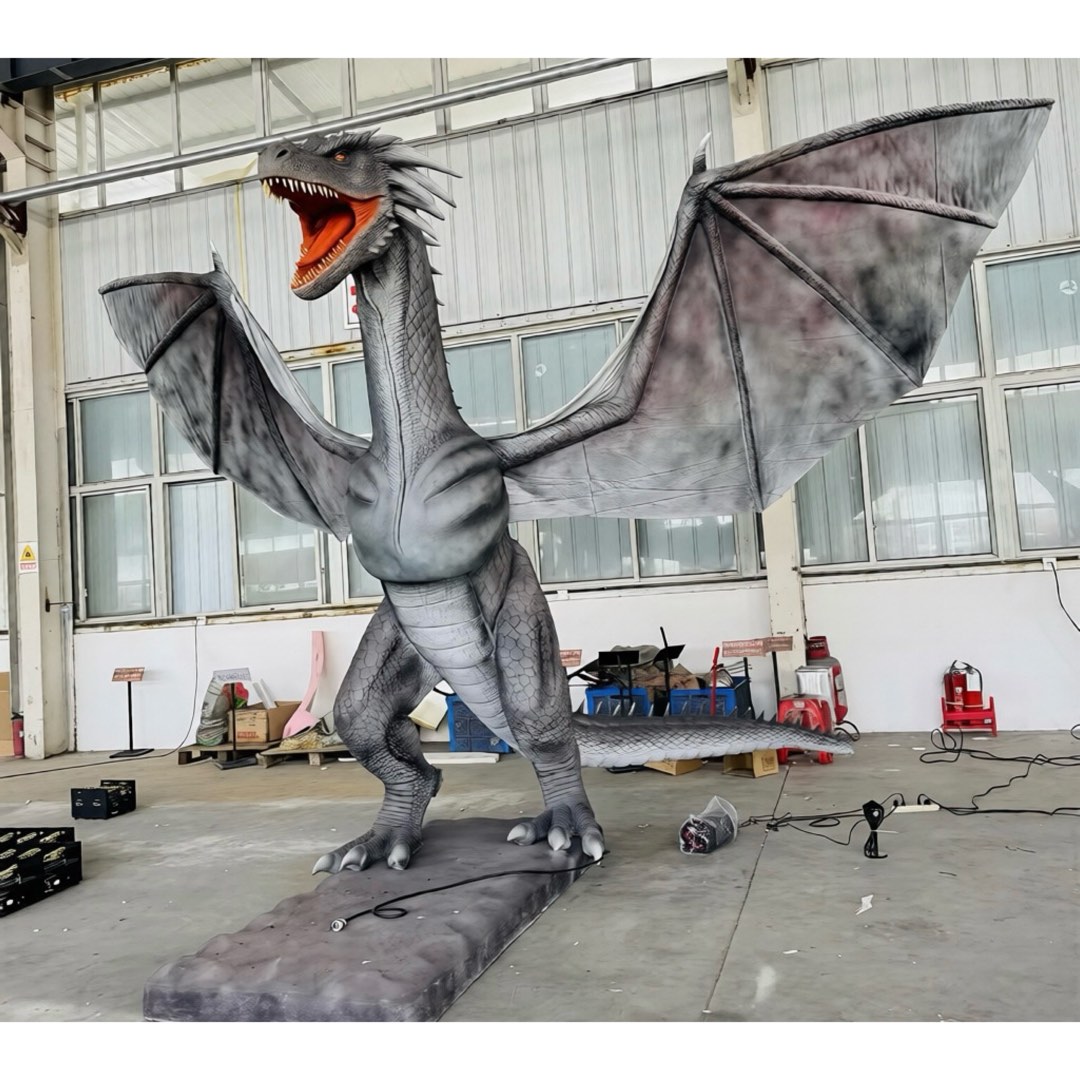 22.9ft 7m Animatronic Western Dragon Model Robotic Mechanical ...