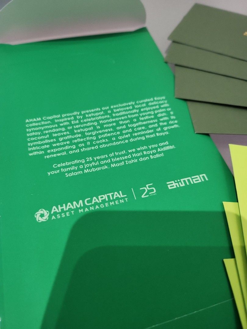 Aham Capital Raya packets 2026, Hobbies & Toys, Collectibles ...