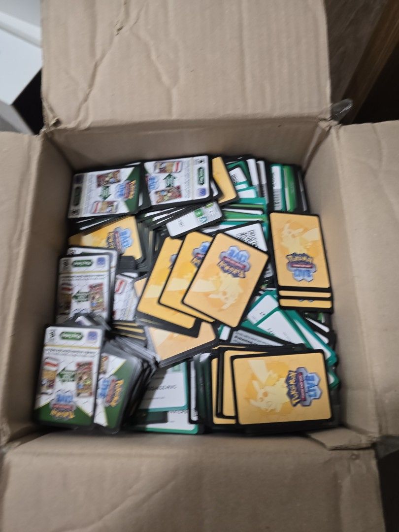 Pokemon TCG Live Code Cards (12kg worth), Hobbies & Toys, Toys & Games ...