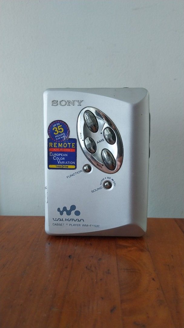 Sony Cassette Walkman WM-EX520, Audio, Portable Music Players on Carousell
