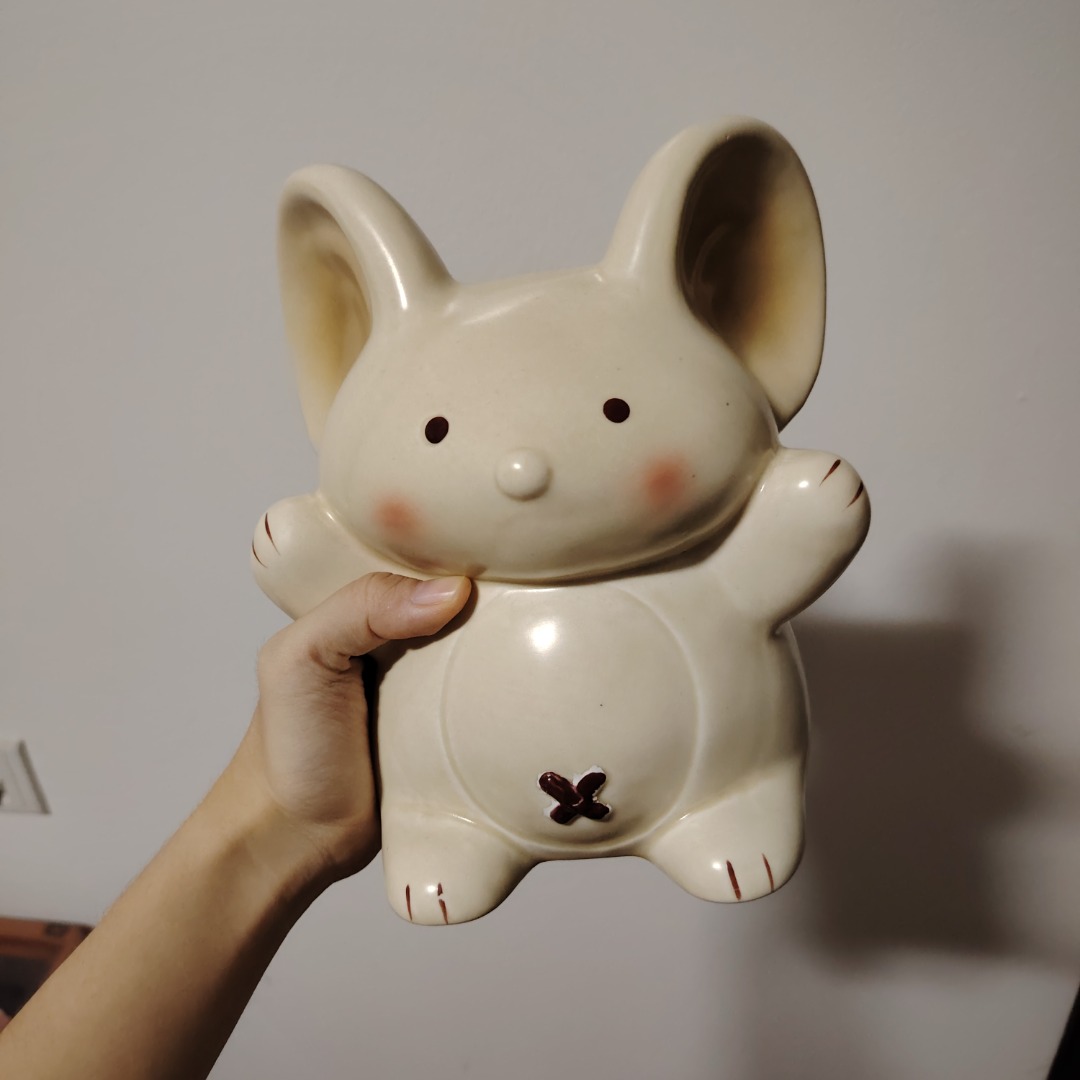 BIG Vintage Ceramic Mouse Piggybank Figurine, Hobbies & Toys, Toys ...