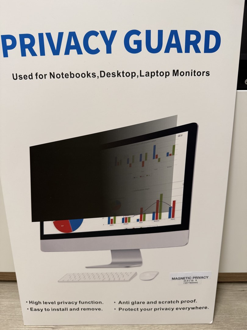 Monitor privacy screen, Computers & Tech, Parts & Accessories, Other ...