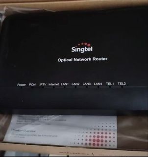 Singtel Optical Network Router and WiFi router, Computers & Tech, Parts ...