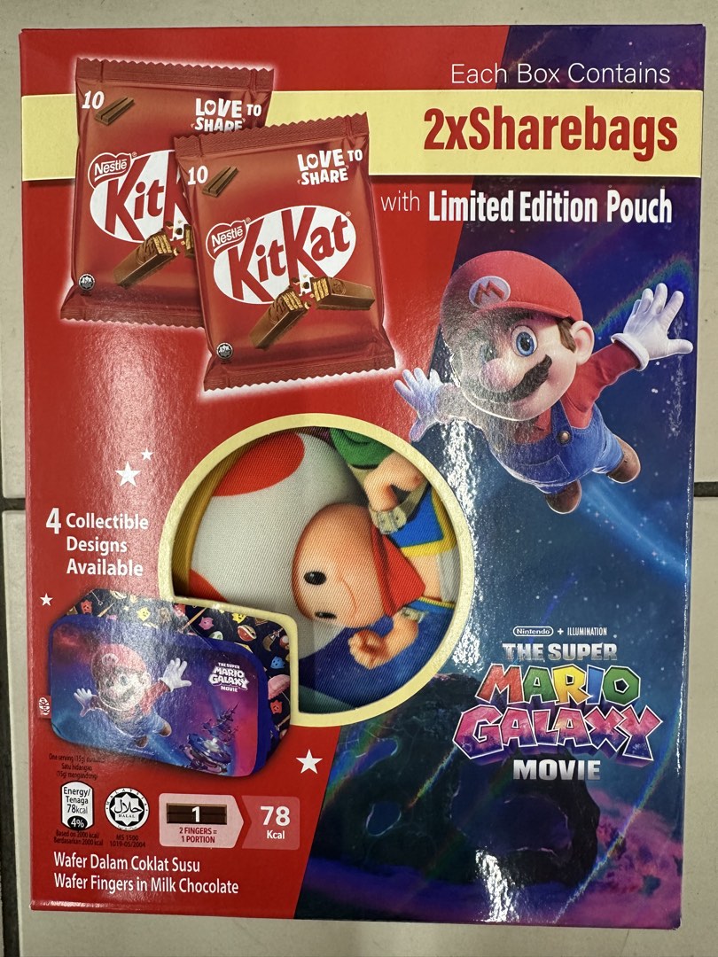 Blind Box / Mario Galaxy Movie / Kit Kat Chocolates / family mart/ game ...