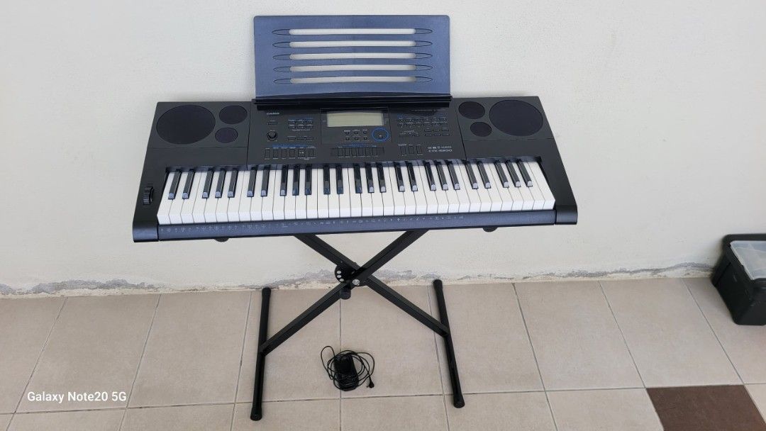 Casio CTK-6200 Keyboard with Stand / piano, Hobbies & Toys, Music ...