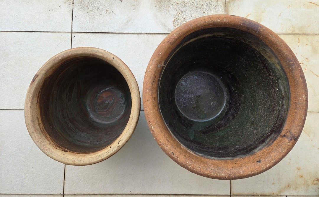 Earthen Flower Pots without Drainage Holes, Furniture & Home Living ...