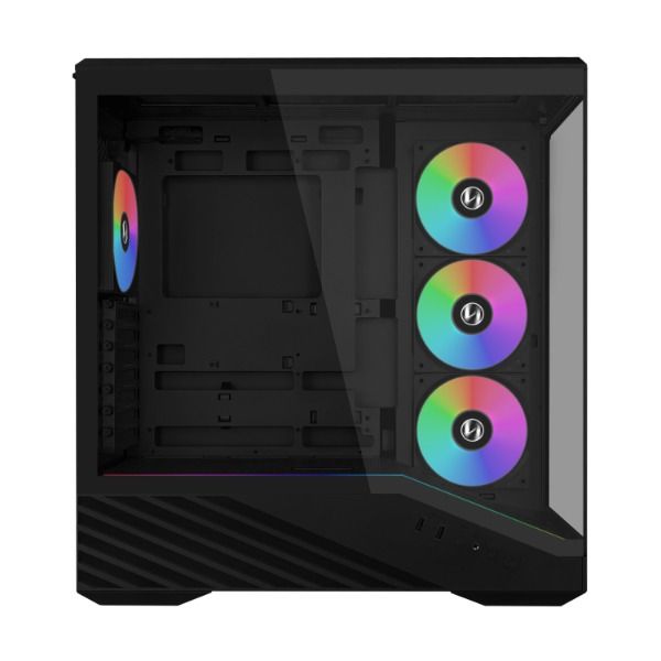 LIANLI Vector V100R Mini Tower PC Case, Pillarless, Back Connect m-ATX ...