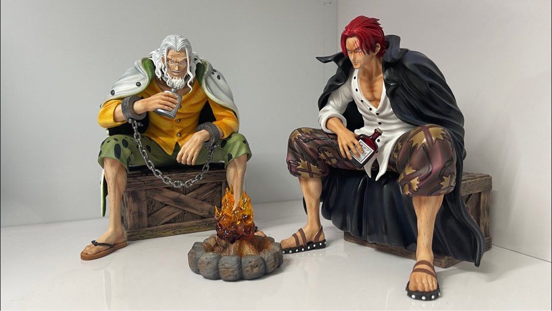 One Piece Shanks & Rayleigh Figure Set, Hobbies & Toys, Toys & Games on ...