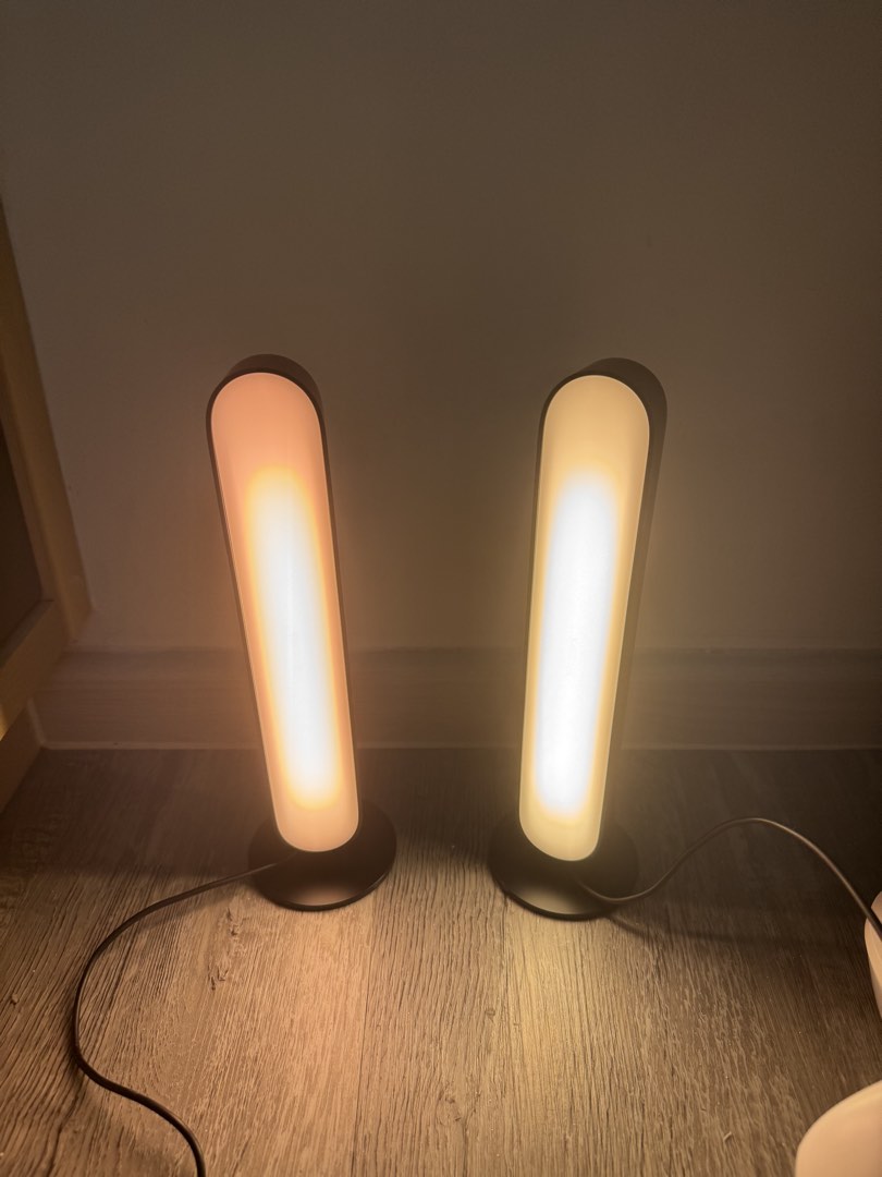 Philips Hue Play Gradient Light Tube + Phillips Bridge, Furniture ...