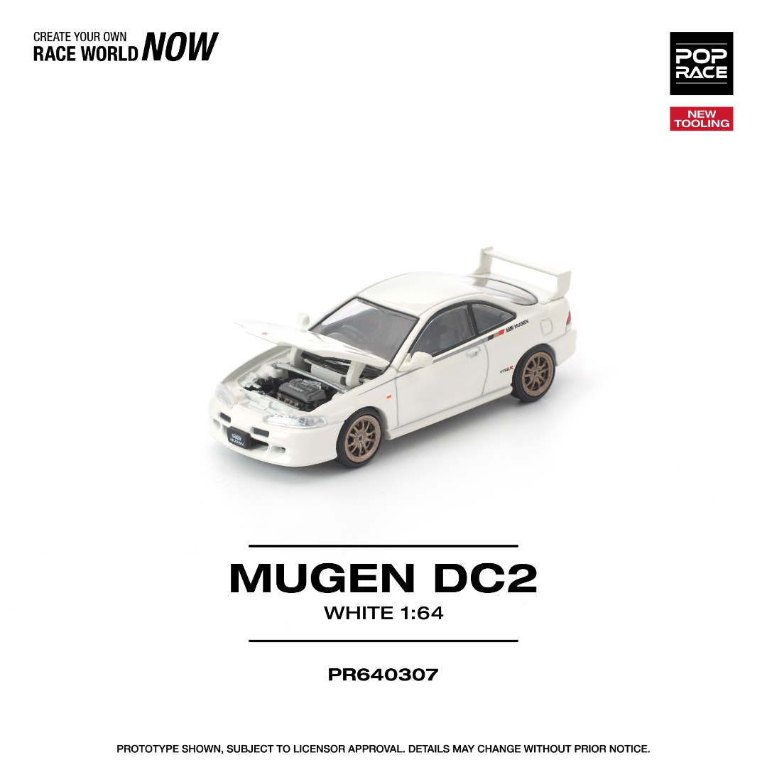 Pre-Order for PR640307 - POP RACE 1/64 MUGEN DC2 WHITE, Hobbies & Toys ...