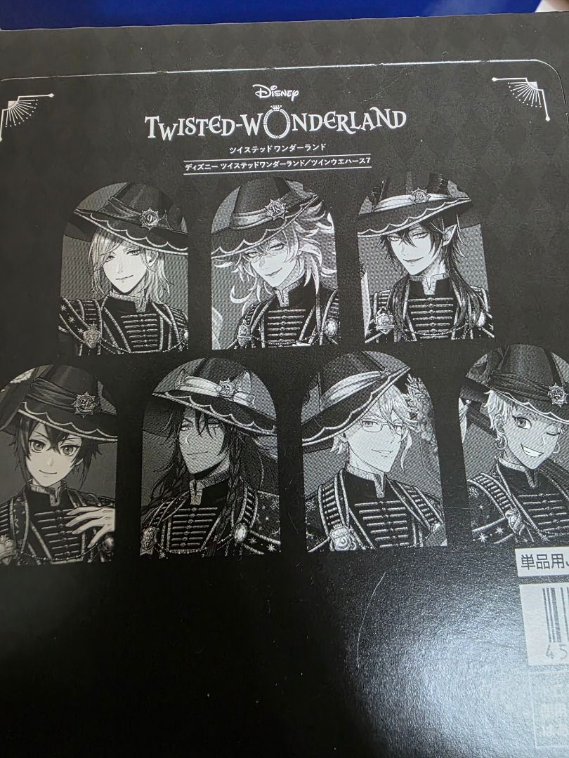 Disney Twisted-Wonderland 迪士尼扭曲仙境 扭曲樂園 扭曲仙境 餅卡 riddle deuce cater trey ...