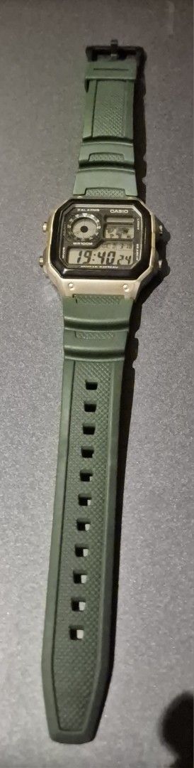 Custom Mod Casio AE-1200WH-Worldtimer [RARE] Casio Royale, Luxury ...