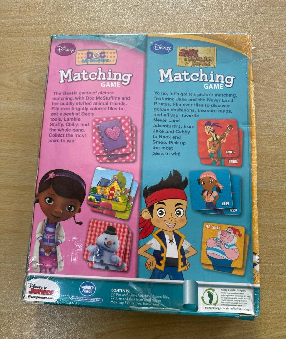 Disney Matching Game Bundle, Hobbies & Toys, Toys & Games on Carousell