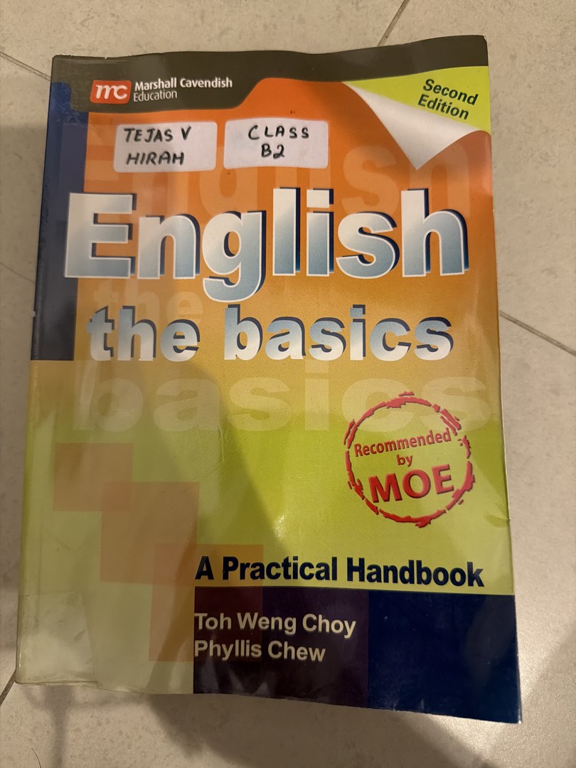 English the Basics Handbook, Hobbies & Toys, Books & Magazines ...