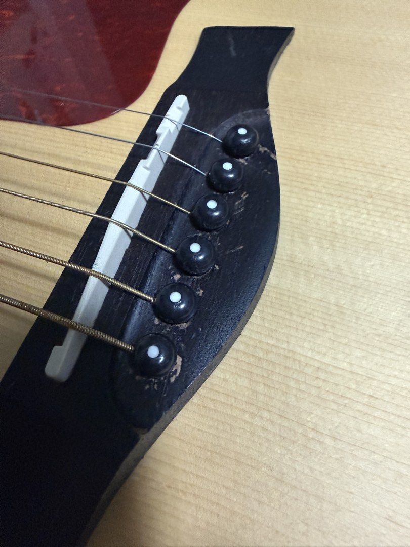 Enya Amari AM-408C Acoustic Guitsr, Hobbies & Toys, Musical Instruments ...