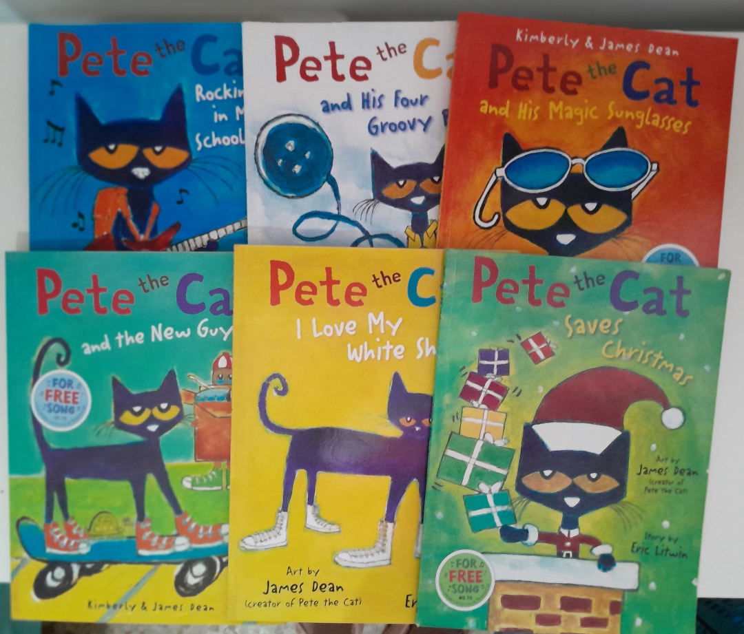 Pete the Cat Book Set, Hobbies & Toys, Books & Magazines, Children's ...