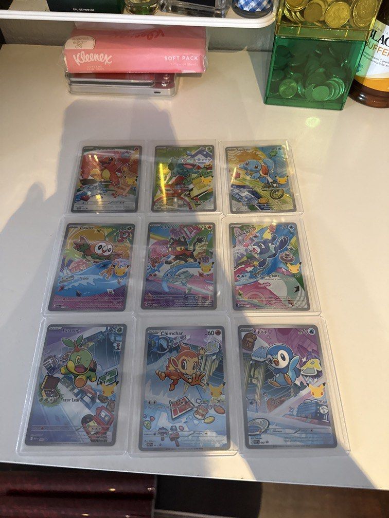Pokemon First Partner Series 1 30th anniversary Celebrations Cards ...