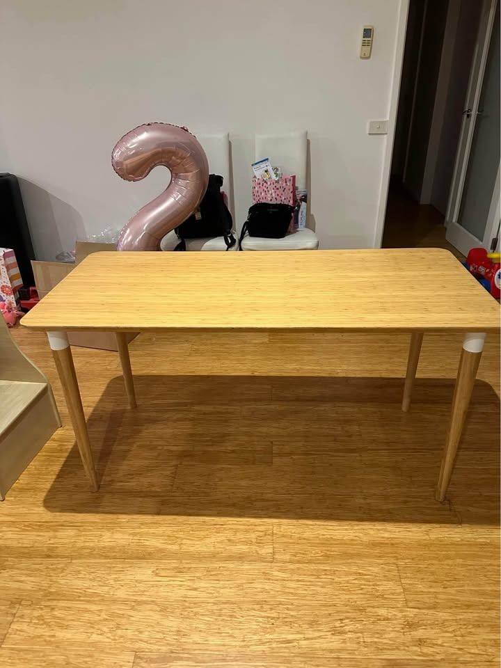 IKEA ANFALLARE / HILVER Desk, Furniture & Home Living, Furniture ...