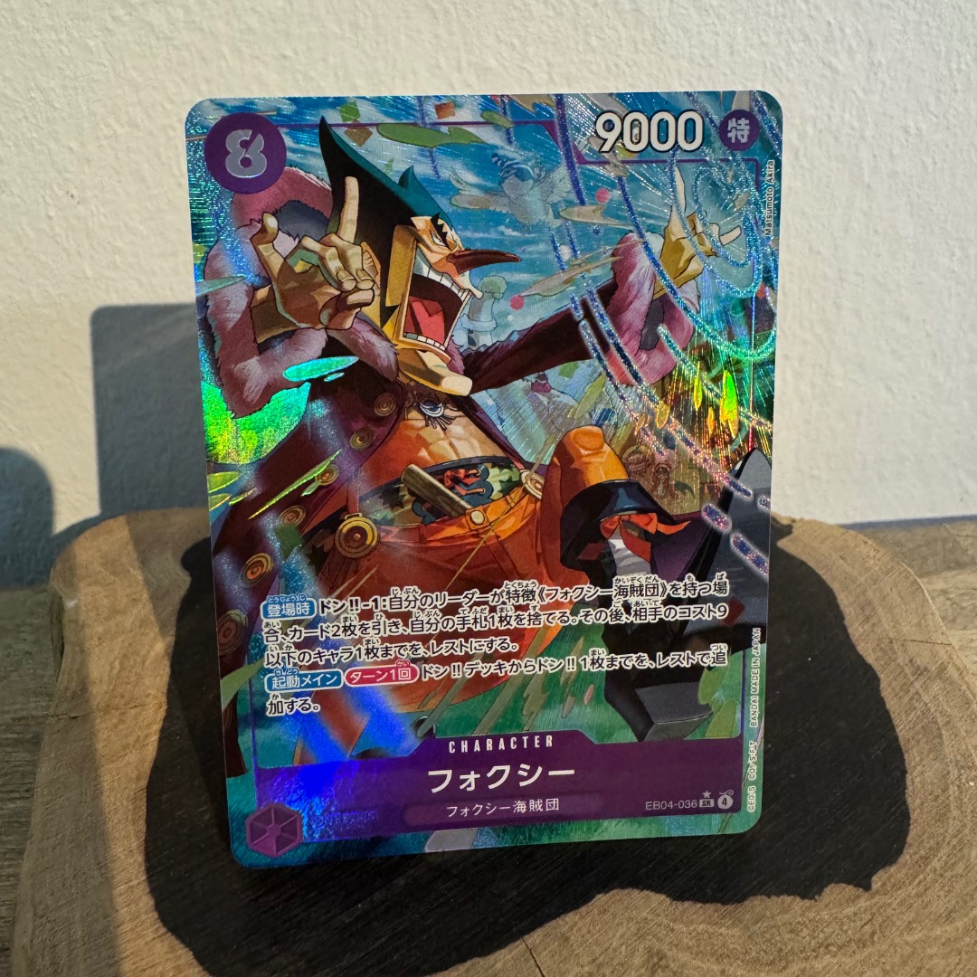 One Piece Tcg Eb-04 Egghead Crisis Eb04-036 P-sr Foxy / One Piece ...