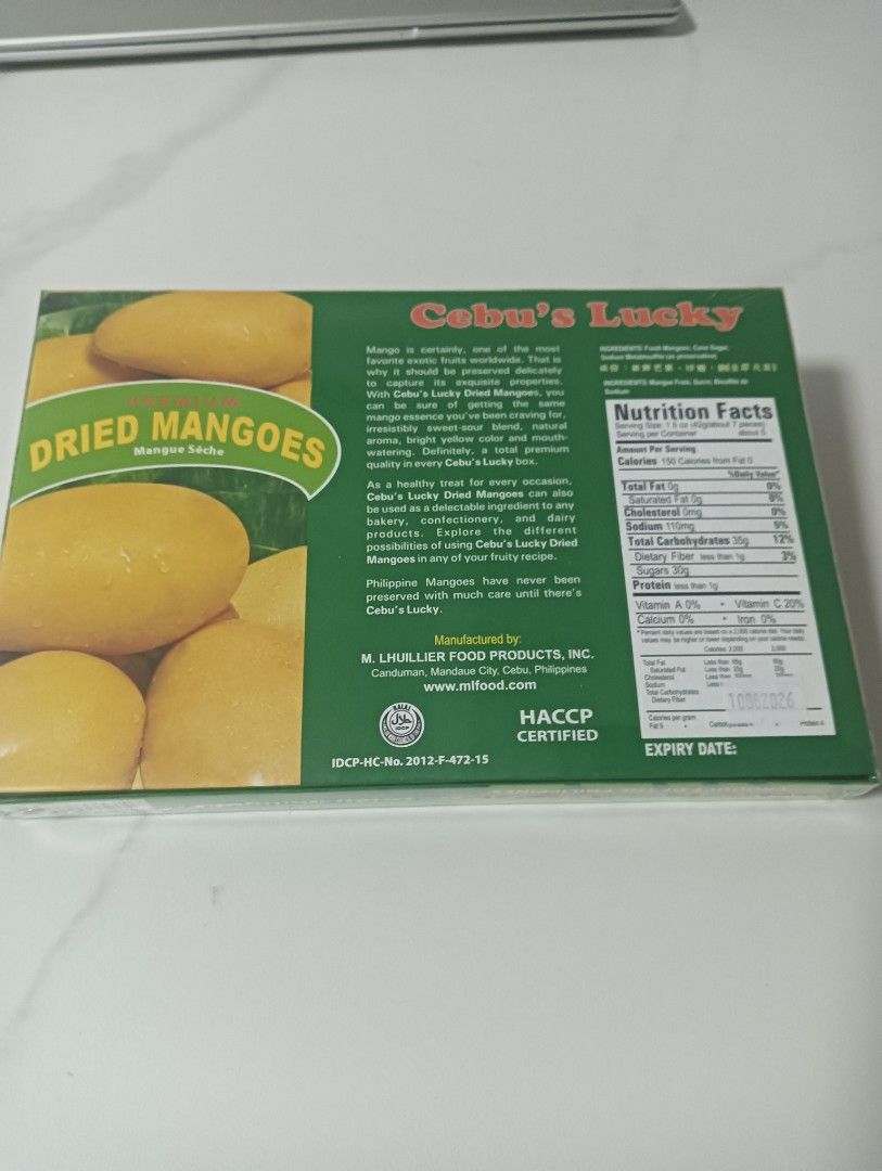 Cebu's Lucky Premium Dried Mangoes, Food & Drinks, Fresh Produce on ...
