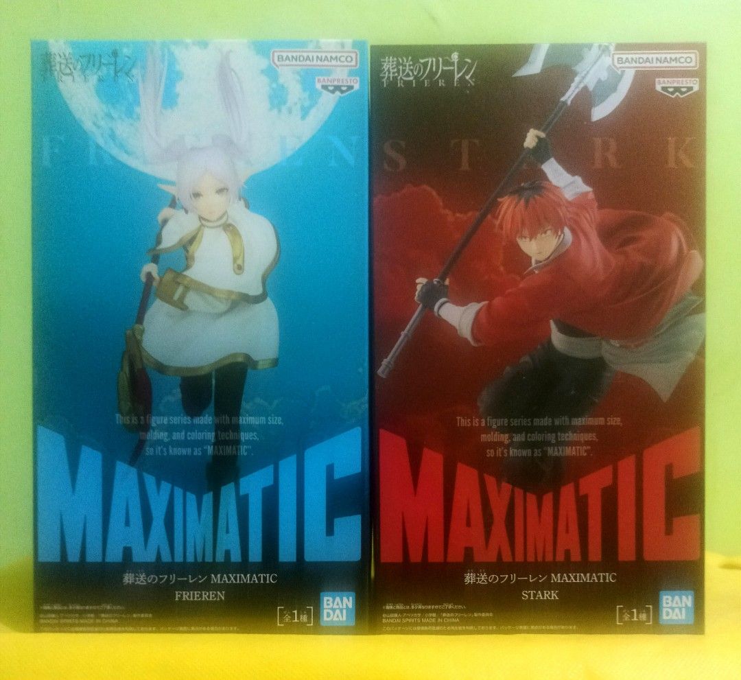 Frieren: Beyond Journey's End MAXIMATIC Figures (Frieren & Stark ...