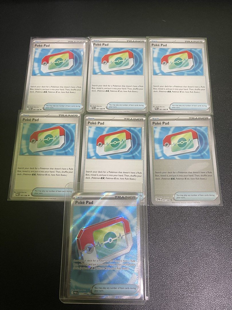 Pokemon Trainer Cards + Poke Pad (FA) Bundle, Hobbies & Toys, Toys ...