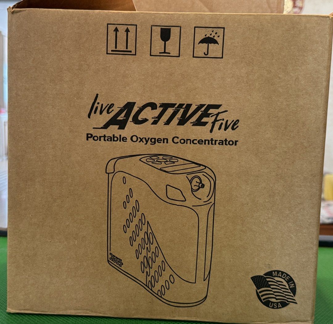Precision Medical Live Active Five Portable Oxygen Concentrator. Cash ...