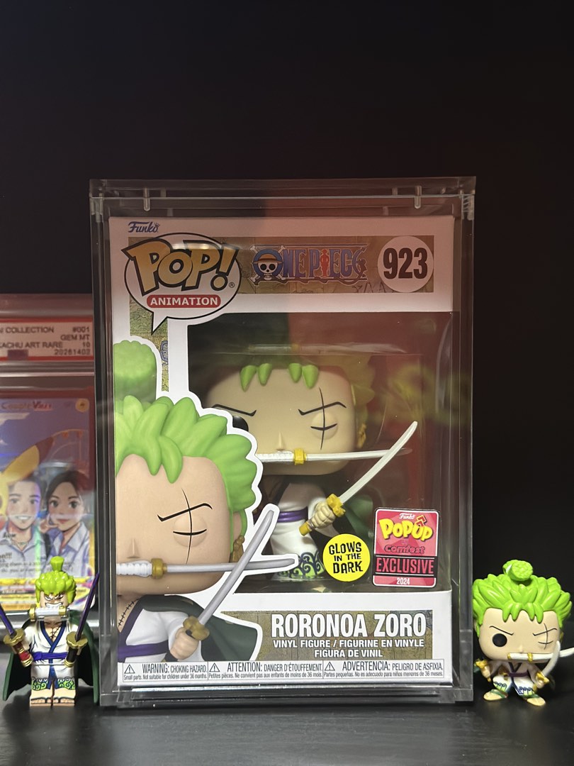 Roronoa Zoro funko #923 (grail), Hobbies & Toys, Toys & Games on Carousell