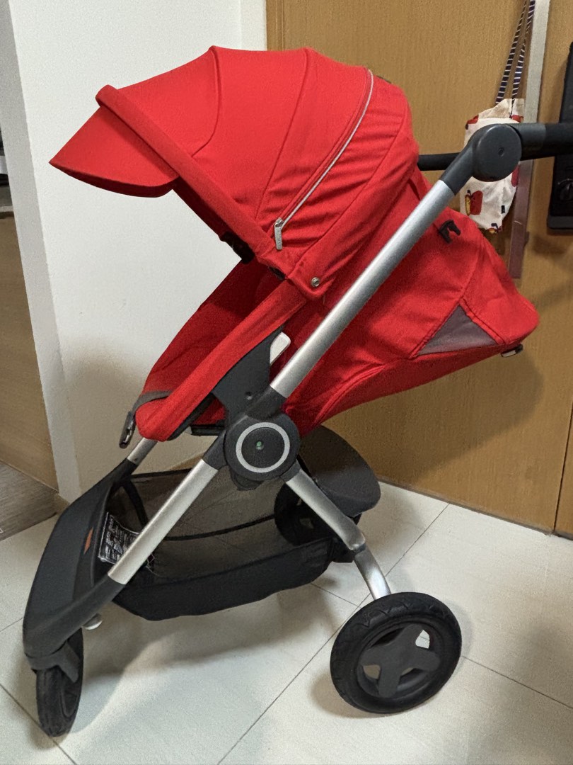Stokke Scoot Stroller - Red, Babies & Kids, Going Out, Strollers on ...