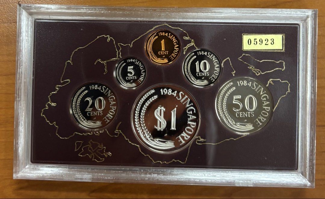 1983, 1984 Singapore Proof Set - Complete with Certificate, Hobbies ...