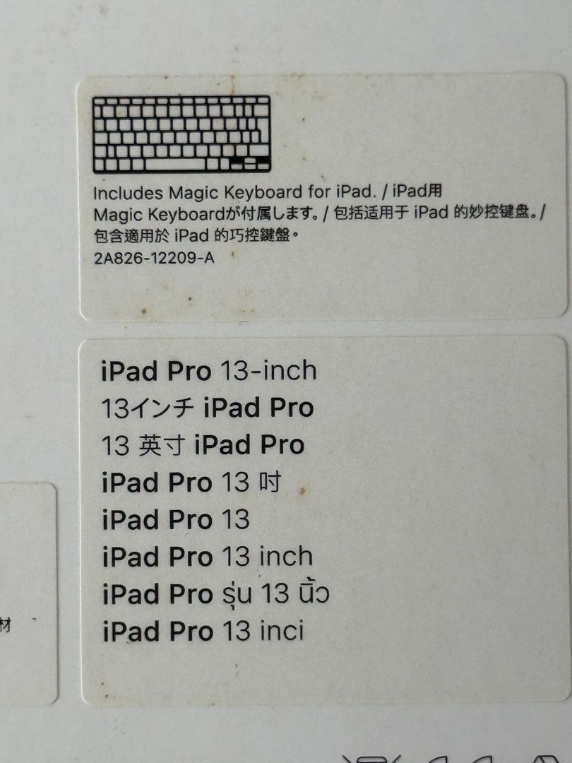 Apple iPad Magic Keyboard for 13-inch iPad Pro, Computers & Tech, Parts ...