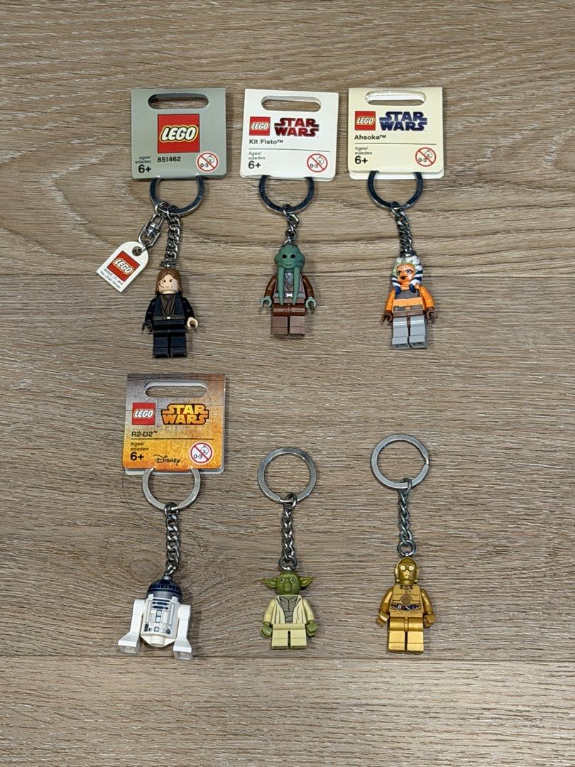 LEGO Star Wars Minifigure Keychains - Various Characters, Hobbies ...