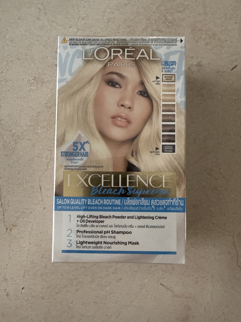 L'Oreal Paris Excellence Bleach Supreme, Beauty & Personal Care, Hair ...