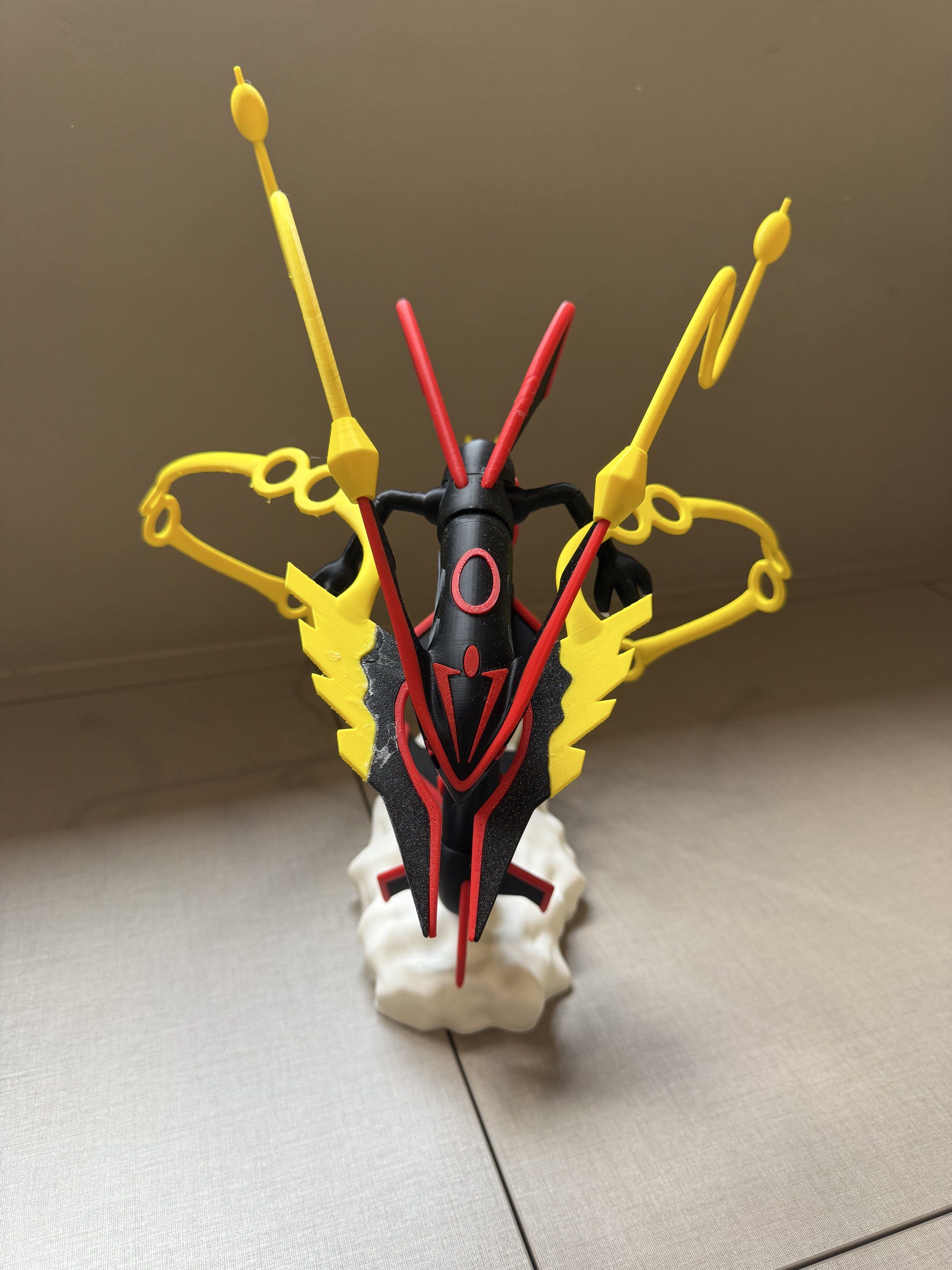 3D printed Pokemon Rayquaza Figure, Hobbies & Toys, Toys & Games on ...