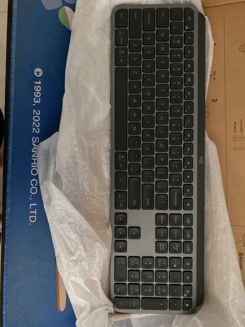 Logitech MX Keys Wireless Keyboard - Grey, Computers & Tech, Parts ...