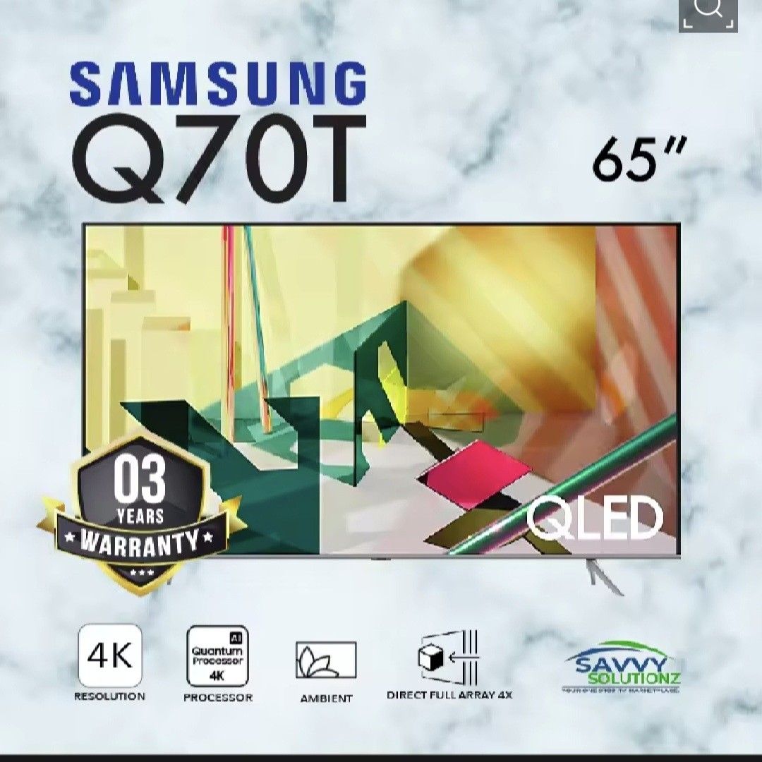 Samsung Q70T 65" QLED 4K TV, TV & Home Appliances, TV & Entertainment ...