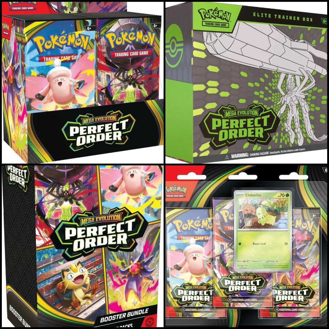 ME03 Perfect Order | Booster Box | ETB | Elite Trainer Box | Booster ...