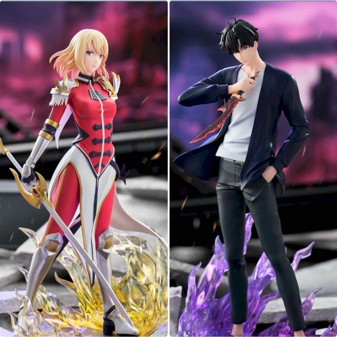 Solo leveling Sung Jin-Woo & Cha Hae-In, Hobbies & Toys, Toys & Games ...