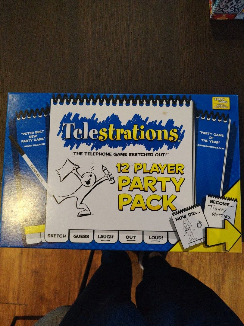 Telestrations 12 Player Party Pack, Hobbies & Toys, Toys & Games on ...