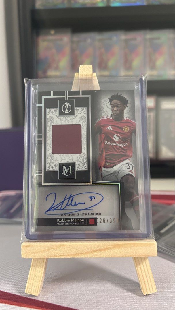 Topps Kobbie Mainoo Autograph Player Worn Relic Card /399, Hobbies ...