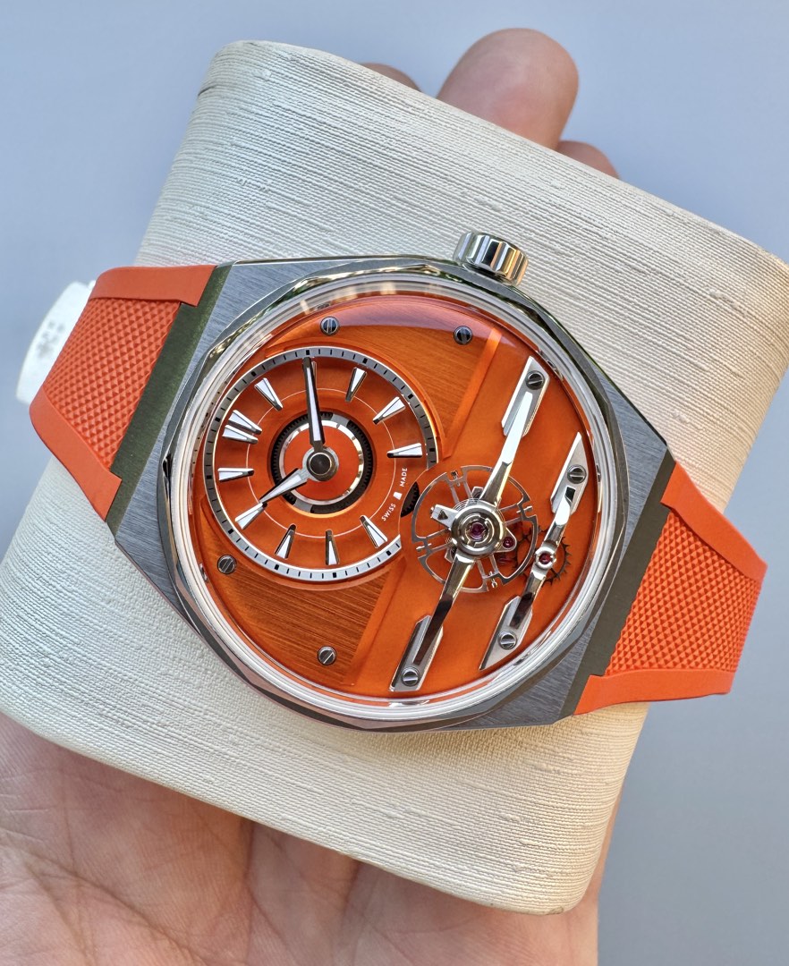 BNIB Christopher Ward “C12 Logo - Frisco Orange” Handwound Mechanical ...