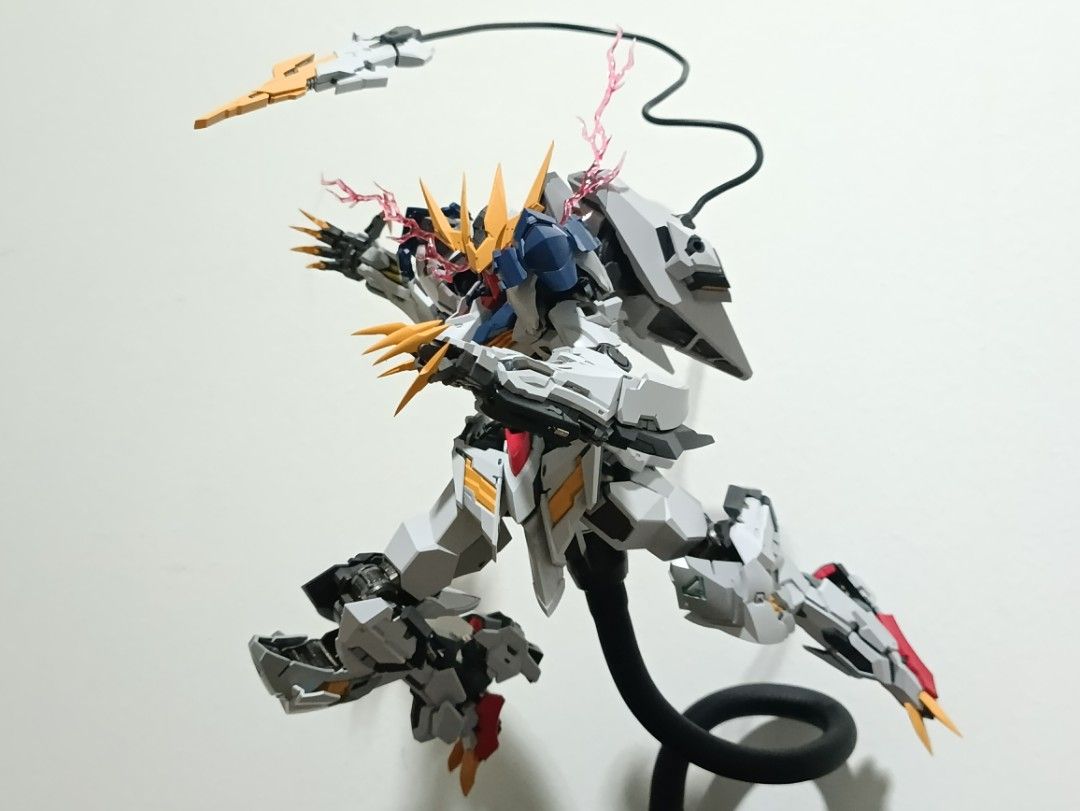 Built Wolftech Gundam Barbatos Lupus Rex Model Kit, Hobbies & Toys ...