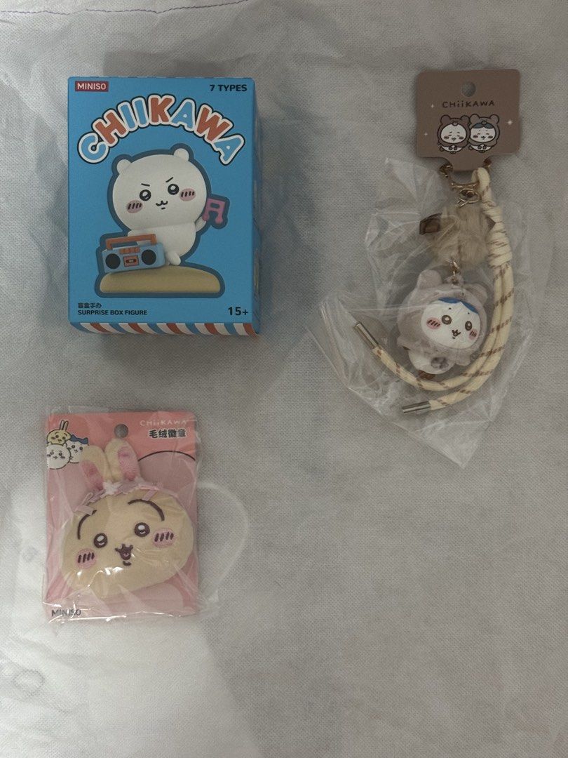 Chikawa Plushie, Blind Box, and Keychain Bundle, Hobbies & Toys, Toys ...