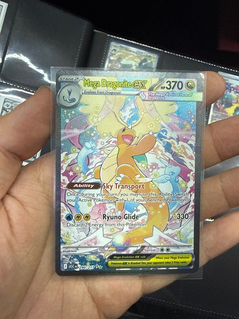 Mega Dragonite EX SIR Ascended Heroes, Hobbies & Toys, Toys & Games on ...