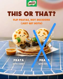 Milo Breakfast Set gao kosong with prata sugar and prata curry plushie ...