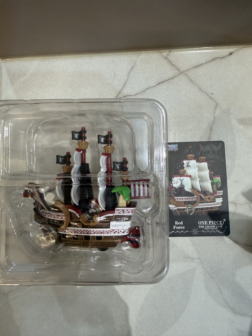 One Piece Red Force Ship Figurine, Hobbies & Toys, Toys & Games on ...