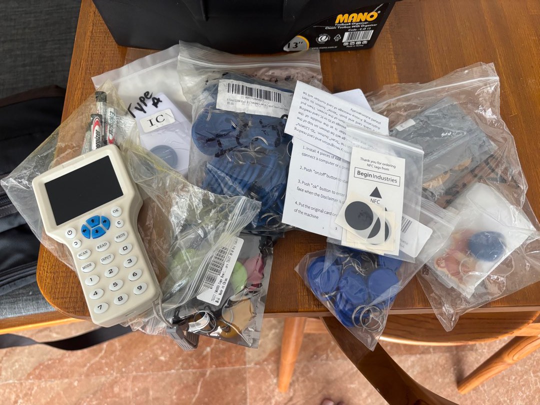 RFID Key Fobs and Reader - Multiple Types, Furniture & Home Living ...